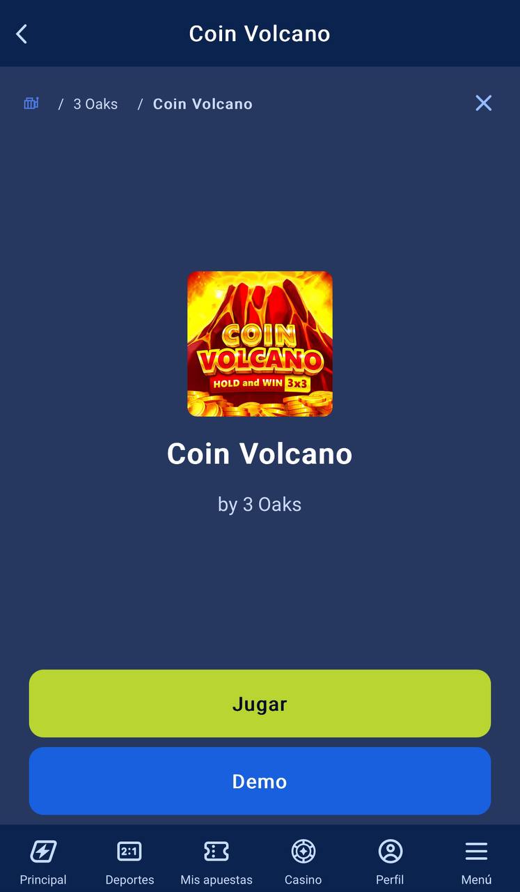 Volcano Coin App | Juega y gana en el mundo de Coin Volcano